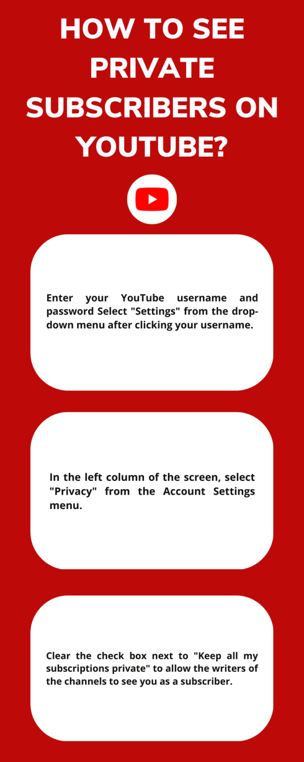 How To See Private Subscribers On YouTube?